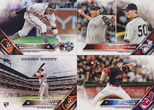 2016 Topps MLB Baseball Traded Updates and Highlights Series 300 Card Set Featuring Stars, Rookies and All Star Players Complete M (Mint)