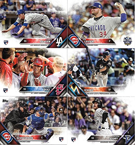 2016 Topps MLB Baseball Traded Updates and Highlights Series 300 Card Set Featuring Stars, Rookies and All Star Players Complete M (Mint)