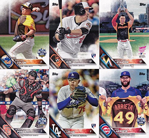 2016 Topps MLB Baseball Traded Updates and Highlights Series 300 Card Set Featuring Stars, Rookies and All Star Players Complete M (Mint)