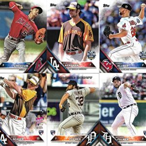 2016 Topps MLB Baseball Traded Updates and Highlights Series 300 Card Set Featuring Stars, Rookies and All Star Players Complete M (Mint)