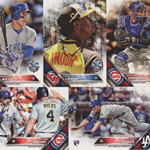 2016 Topps MLB Baseball Traded Updates and Highlights Series 300 Card Set Featuring Stars, Rookies and All Star Players Complete M (Mint)