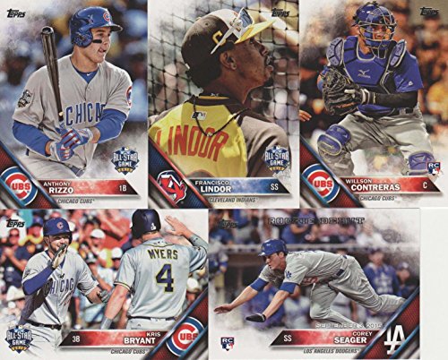 2016 Topps MLB Baseball Traded Updates and Highlights Series 300 Card Set Featuring Stars, Rookies and All Star Players Complete M (Mint)