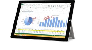 microsoft surface pro 3 core i5-4300u 1.9ghz 4gb 128gb 12in win 10 pro (no surface pen included) (mq2-00019-cr) (renewed)