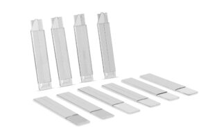 internet's best box cutter utility knife - set of 10 - retractable razor knife set - full metal