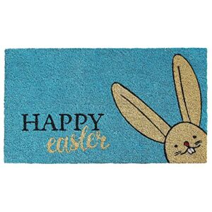 calloway mills 101901729 happy easter doormat, 17" x 29" x 0.60", multicolor