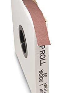 Benchmark Abrasives Aluminum Oxide 1" x 150' Shop Roll, Abrasive Sanding Roll with Double Resin Bond Technology for Polishing Finishing Metal Sanding Automotive Plumbing (100 Grit)