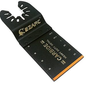 EZARC Oscillating Saw Blades, Carbide Multitool Blades Heary Duty for Hard Material, Metal, Nails. Bolts. Screws, 3-Pack