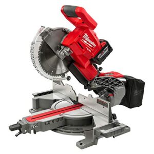 milwaukee electric tool 2734-21hd m18 fuel, dual bevel, sliding, compound miter saw, 10"