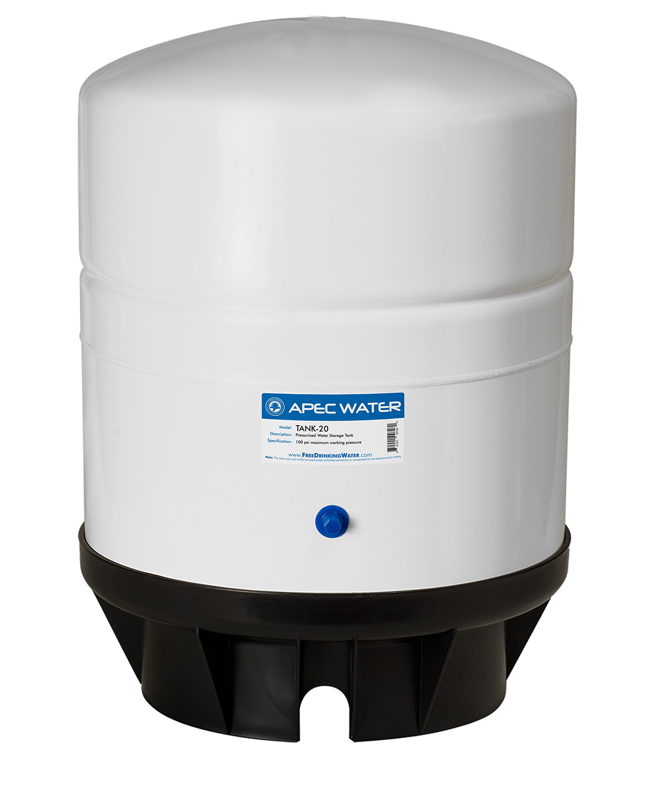 APEC Water Systems TANK-20 20 Gallon Pre-pressurized Reverse Osmosis Water Storage Tank