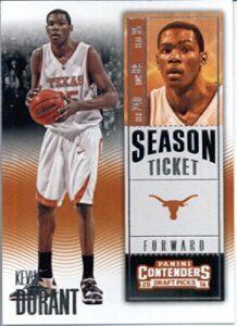 2016-17 panini contenders draft picks #57 kevin durant texas longhorns basketball card-mint