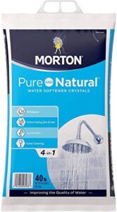 morton morton-40e solar salt water softening crystals (40 lbs.), white, 638 ounce