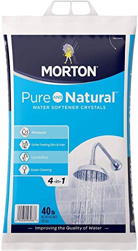 Morton Morton-40E Solar Salt Water Softening Crystals (40 lbs.), White, 638 Ounce