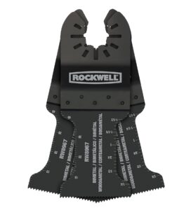 rockwell rw8967.3 sonicrafter oscillating multitool extended life bimetal wood & nail end cut blade (3-pack), 1-3/8"