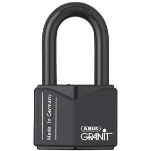 abus 37/55mb50 ka granit alloy steel padlock keyed alike (code 5544653) with 2" long shackle