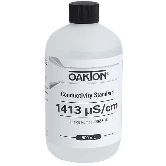 Oakton AO-00653-18 Oakton Conductivity and TDS Standard, 1413 Μs; 500 mL