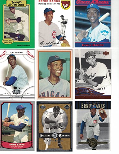 Ernie Banks / 30 Different Baseball Cards Featuring Ernie Banks