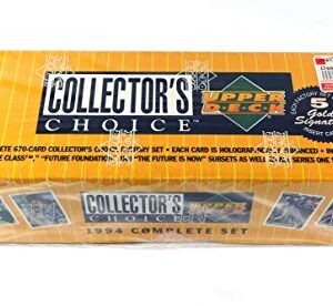 1994 Upper Deck Collector's Choice Baseball Complete Set, 670 Cards