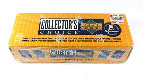 1994 Upper Deck Collector's Choice Baseball Complete Set, 670 Cards