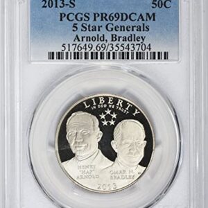 2013 S 5-Star General Commemorative Half PCGS PR69DCAM