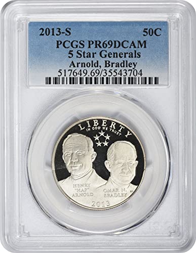 2013 S 5-Star General Commemorative Half PCGS PR69DCAM