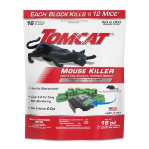 tomcat mouse killer child and dog resistant, refillable station