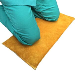 tillman 563-1224 1' x 2' cowhide split leather welders kneeling pad