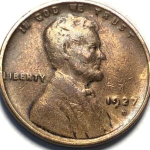 1927 D Lincoln Wheat Cent Penny US Mint Very Fine