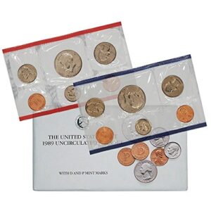 1989 various mint marks us uncirculated p&d mint set original uncirculated