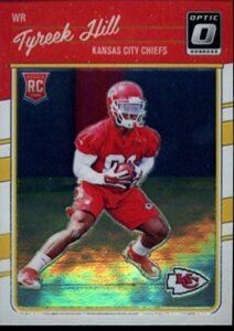 2016 donruss optic #117 tyreek hill kansas city chiefs rookie football card