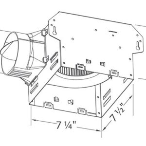 Delta Breezintegrity ITG80LED, 80 CFM Exhaust Bath Fan with LED light