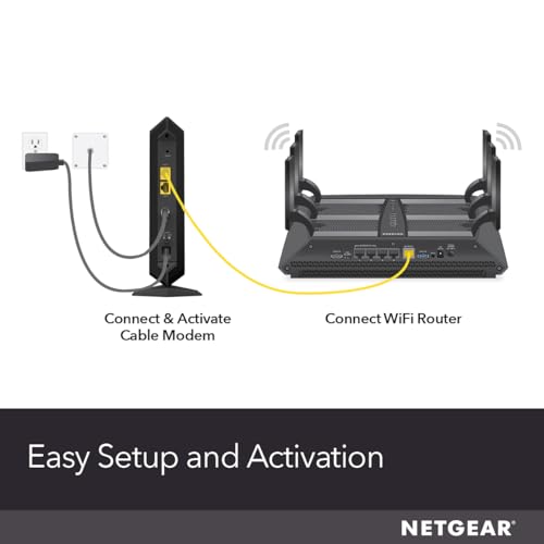 NETGEAR Nighthawk Multi-Gig Cable Modem (CM1100) - Compatible With All Cable Providers Incl. Xfinity, Spectrum, Cox - For Cable Plans Up To 2Gbps – 2 x 1G Ethernet Ports - DOCSIS 3.1