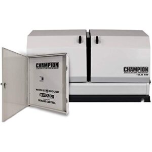 champion power equipment 12.5kw 200 amp duel fuel standby generator with automatic transfer switch