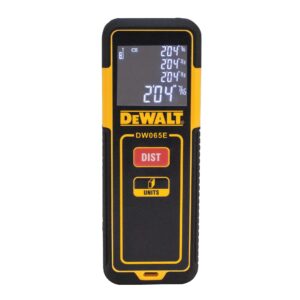 dewalt dw065 laser distance measure