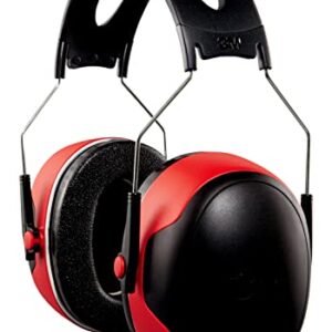 3M Pro-Grade Noise-Reducing Earmuff, NRR 30 dB, Lightweight and Adjustable, Black, One Size