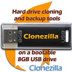 CloneZilla on 8GB USB Drive - System Backup and Cloning Solution