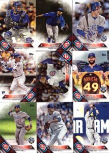 2016 topps update chicago cubs baseball card team set - 19 card set - includes kris bryant, anthony rizzo, kyle schwarber, willson contreras, ben zobrist, and more!