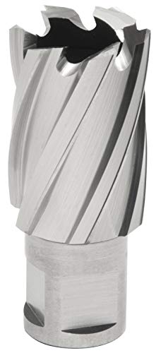 Hougen 12132 1 Inch Diameter x 1 Inch Depth of Cut 12,000 Series High Speed Steel Annular Cutter 3/4 Inch Weldon Shank for Magnetic Drills