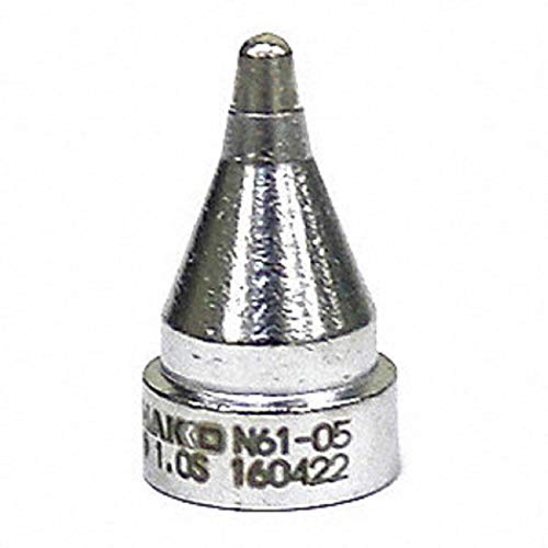 Hakko N6105 N61-05 DeSoldering Nozzle, Silver, 1.0mm