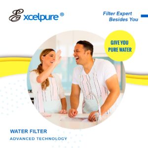 EXCELPURE Whole house Sediment Water Filter 10" x 4.5" (5 micron）Compatible with Culligan RFC-BBSA , WFHD13001B, GXWH35F, GXWH30C, 3M Aqua-Pure AP817,Whirlpool WHKF-GD25BB (2 PACK)