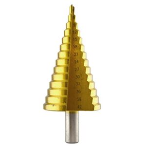 4-42mm step cone drill 14 steps hole cutter hss 4341 titanium finish reamer te859