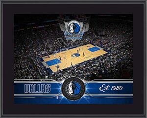 dallas mavericks 10.5" x 13" sublimated team stadium plaque - nba team plaques and collages