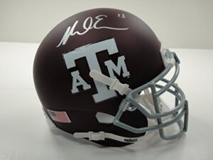 mike evans #13 jsa certified signed texas a&m aggies mini helmet autographed