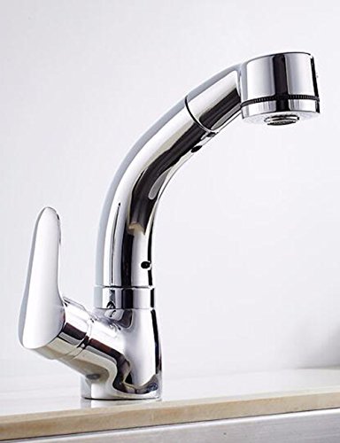 SJQKA Faucet The utility model relates to a retractable kitchen faucet, a hot and cold dish basin, a water tank telescopic faucet, a rotatable lifting and stretching faucet