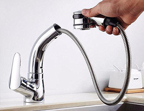 SJQKA Faucet The utility model relates to a retractable kitchen faucet, a hot and cold dish basin, a water tank telescopic faucet, a rotatable lifting and stretching faucet