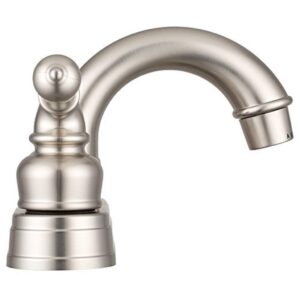 Dura Faucet DF-PL620C-SN RV Bathroom Sink Faucet - Smooth Turning 2-Lever (Brushed Satin Nickel)