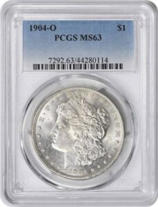 1904 o morgan dollar ms63 pcgs