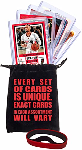 Damian Lillard (5) Assorted Basketball Cards Bundle - Portland Trailblazers Trading Cards - # 2