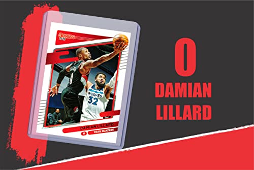 Damian Lillard (5) Assorted Basketball Cards Bundle - Portland Trailblazers Trading Cards - # 2