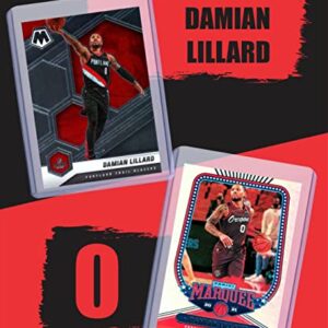 Damian Lillard (5) Assorted Basketball Cards Bundle - Portland Trailblazers Trading Cards - # 2