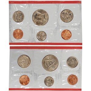 1986 Various Mint Marks P & D United States US Mint 10 Coin Uncirculated Mint Set Uncirculated